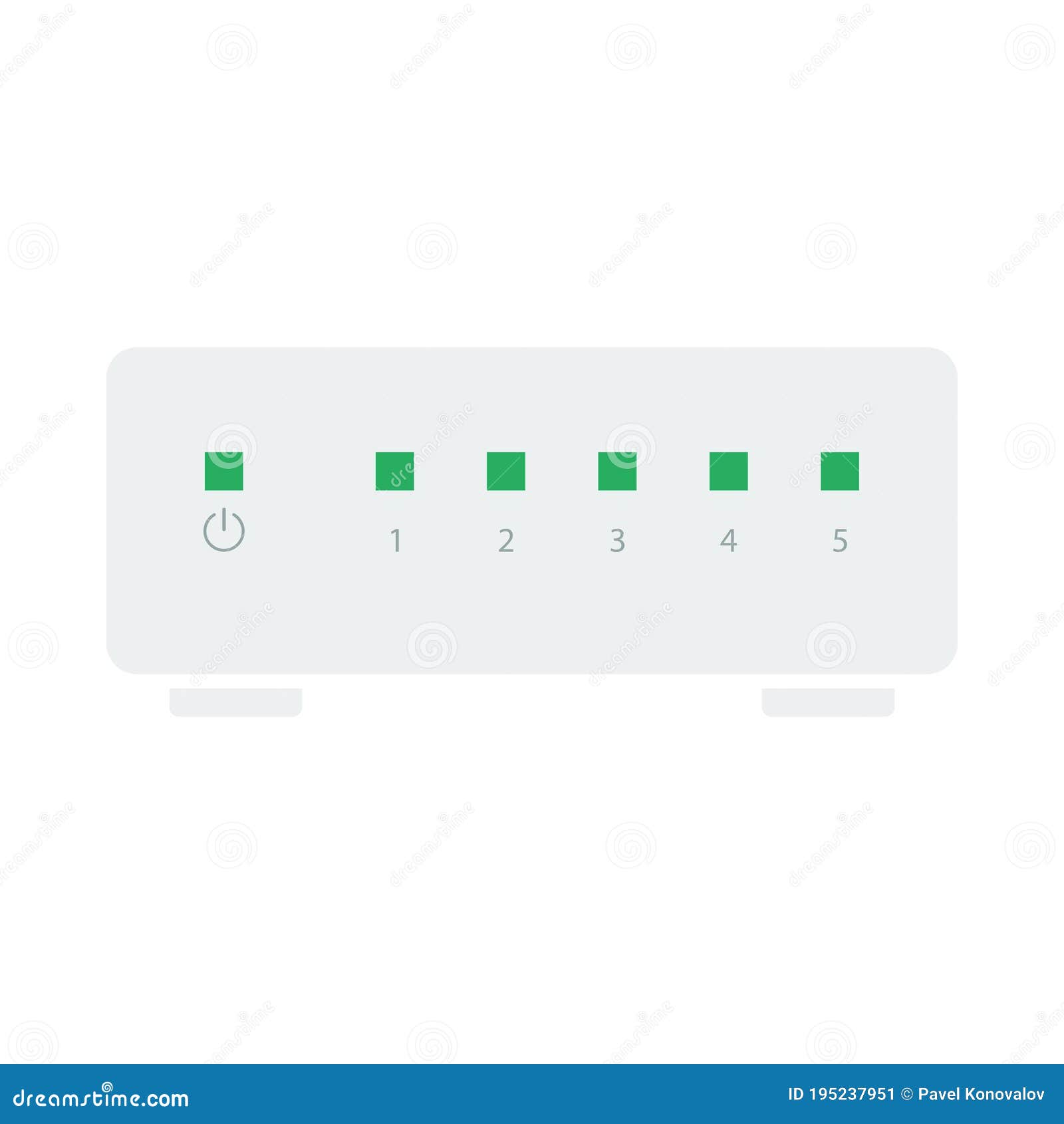 Ethernet Switch Icon stock vector. Illustration of icon - 195237951