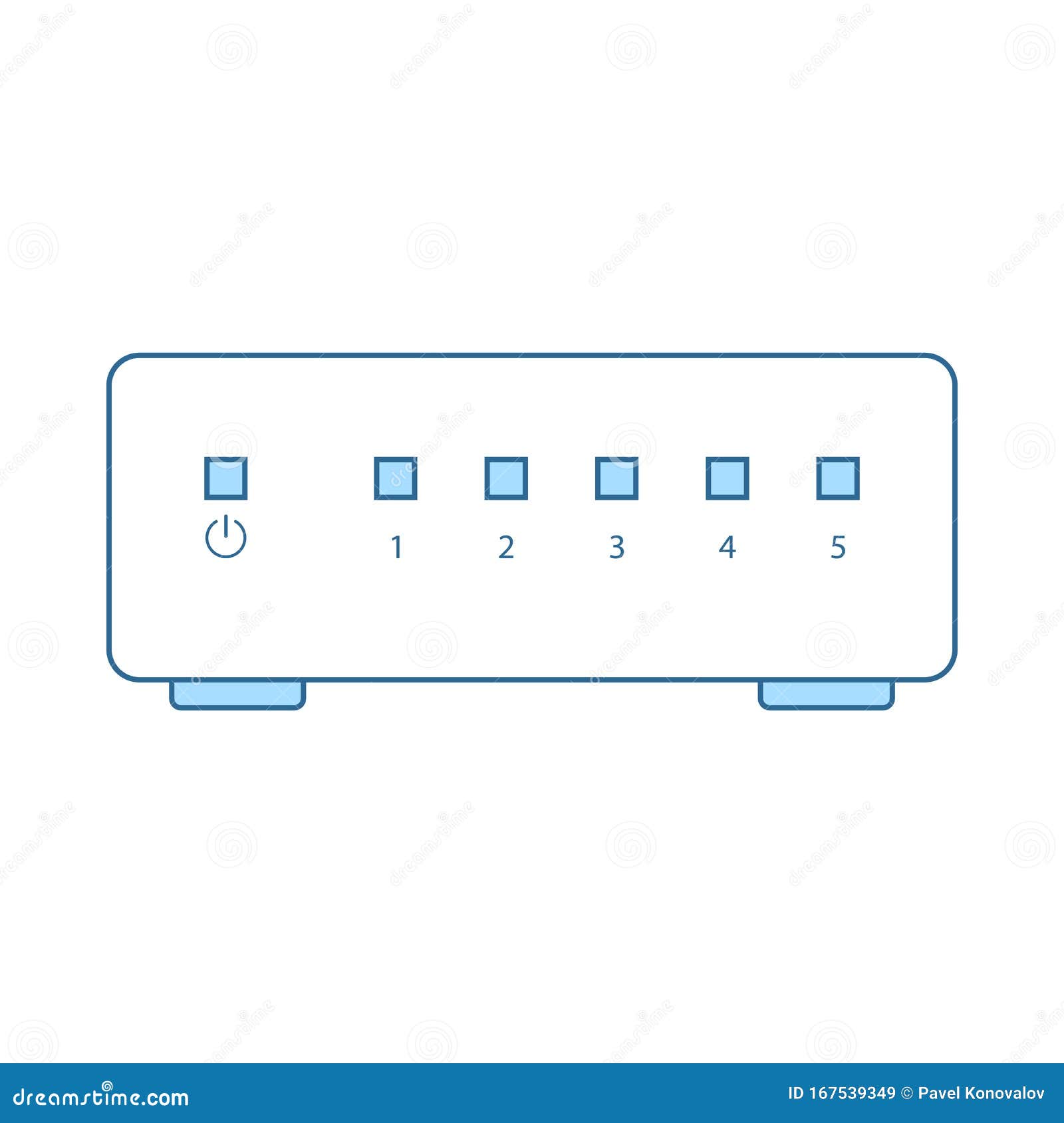 Ethernet Switch Icon stock vector. Illustration of connection - 167539349