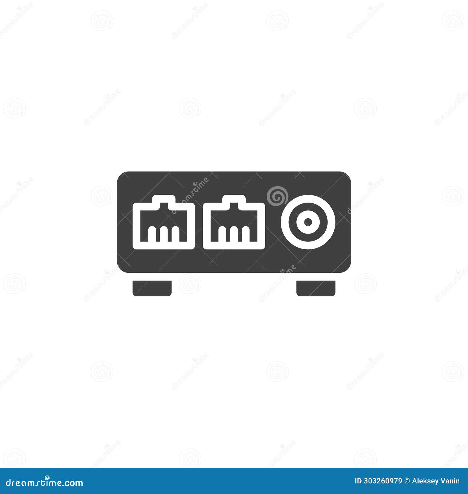 Ethernet Switch Vector Icon Stock Vector - Illustration of simple ...