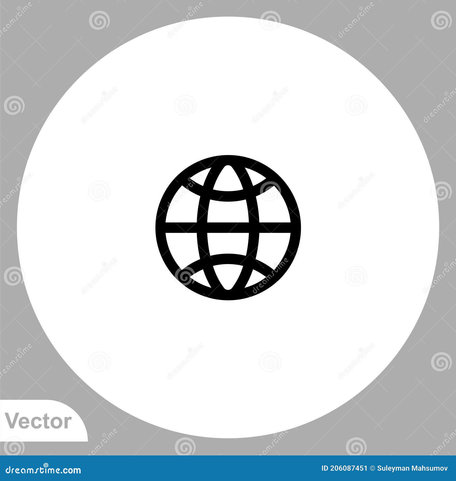 Ethernet Vector Icon Sign Symbol Stock Vector - Illustration of global ...