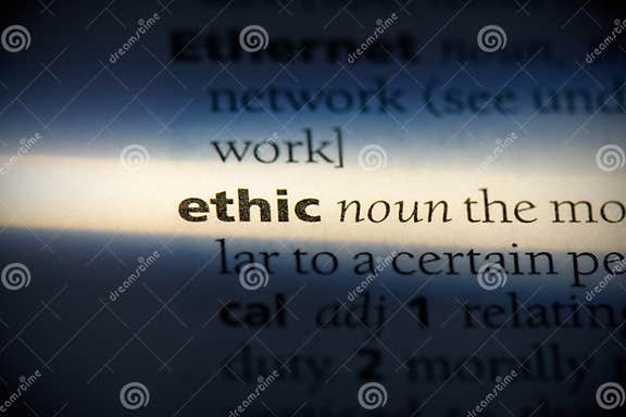 Ethic stock image. Image of english, etymology, thesaurus - 161578789