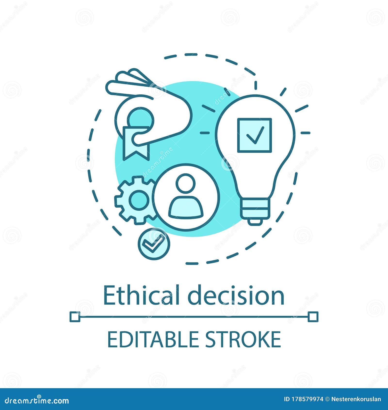 Ethical Resolving Concept Icon Vector Illustration | CartoonDealer.com ... Ethical Resolving Concept Icon Vector Illustration | CartoonDealer.com ...