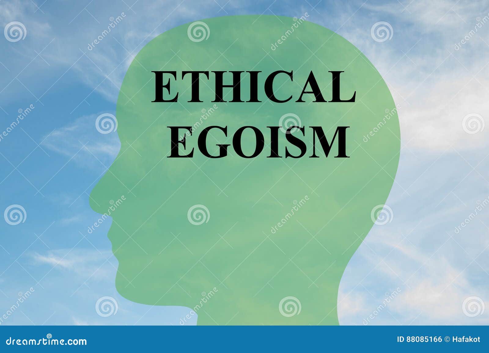 Ethical Egoism concept stock illustration. Illustration of ideals ...