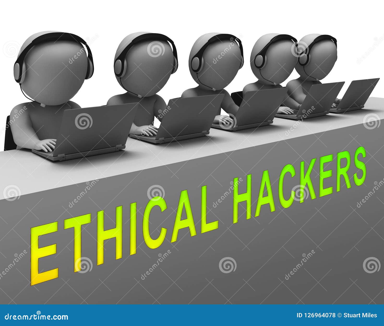 Ethical Hacker Tracking Server Vulnerability 3d Rendering Stock ...