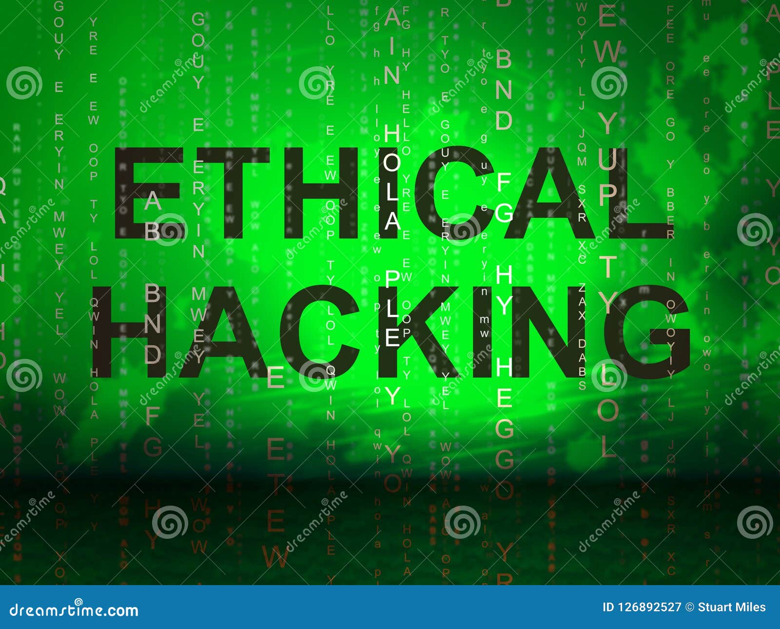 Ethical Hacking Data Breach Tracking 2d Illustration Stock Illustration ...