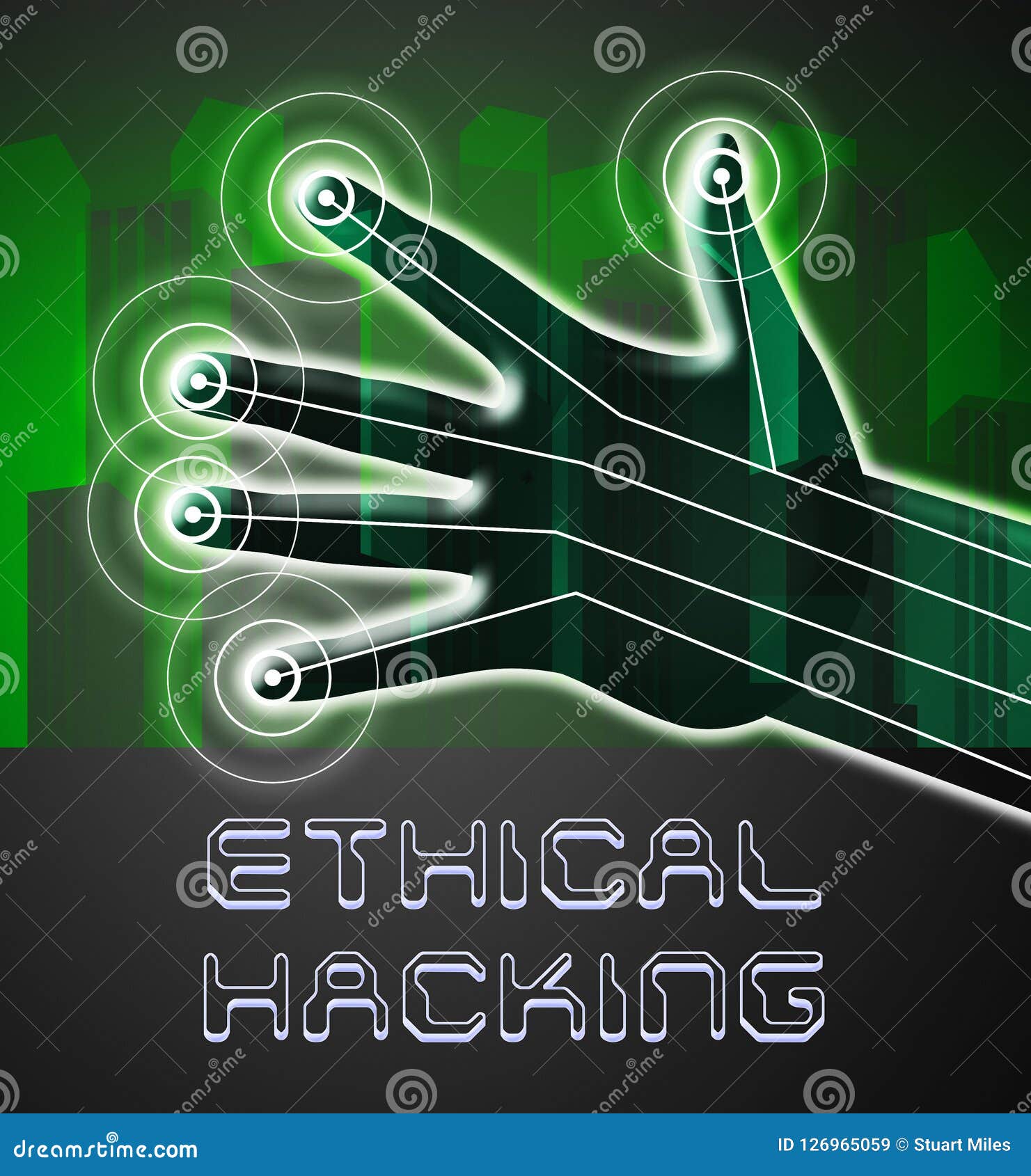 Ethical Hacking Data Breach Tracking 2d Illustration Stock Illustration ...