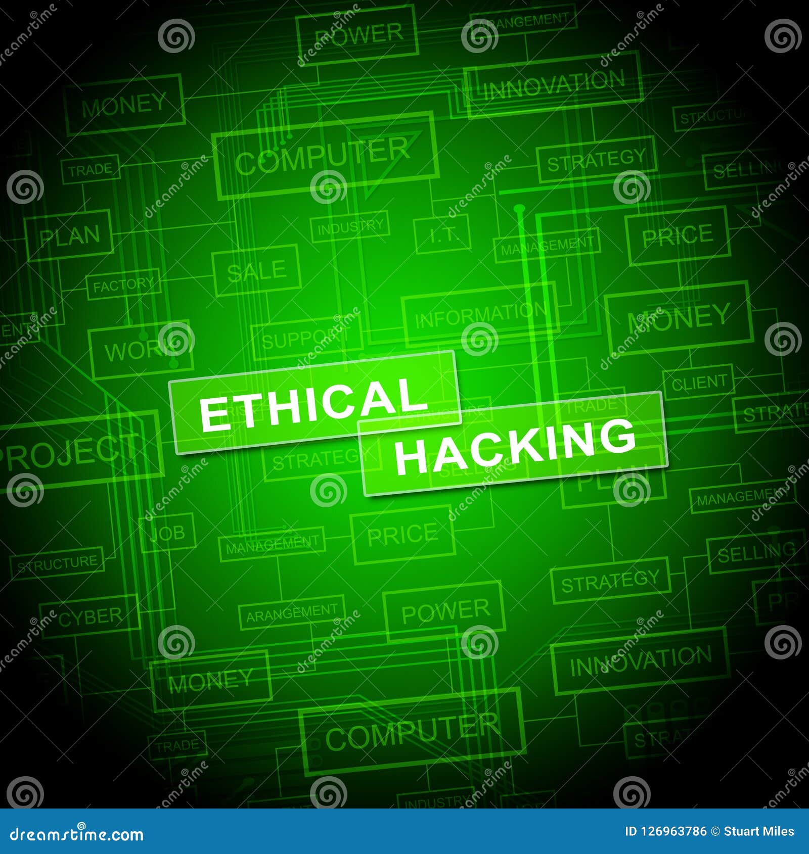 Ethical Hacking Data Breach Tracking 2d Illustration Stock Illustration Illustration Of Cyber