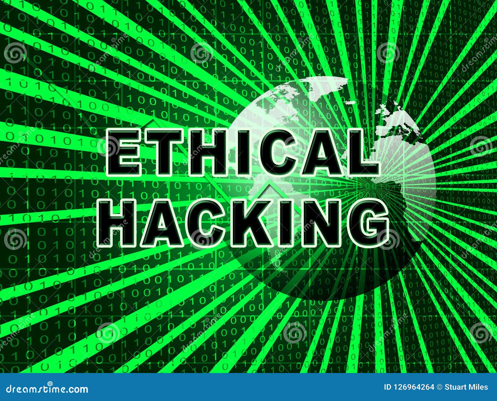 Ethical Hacking Data Breach Tracking 3d Illustration Stock Illustration ...