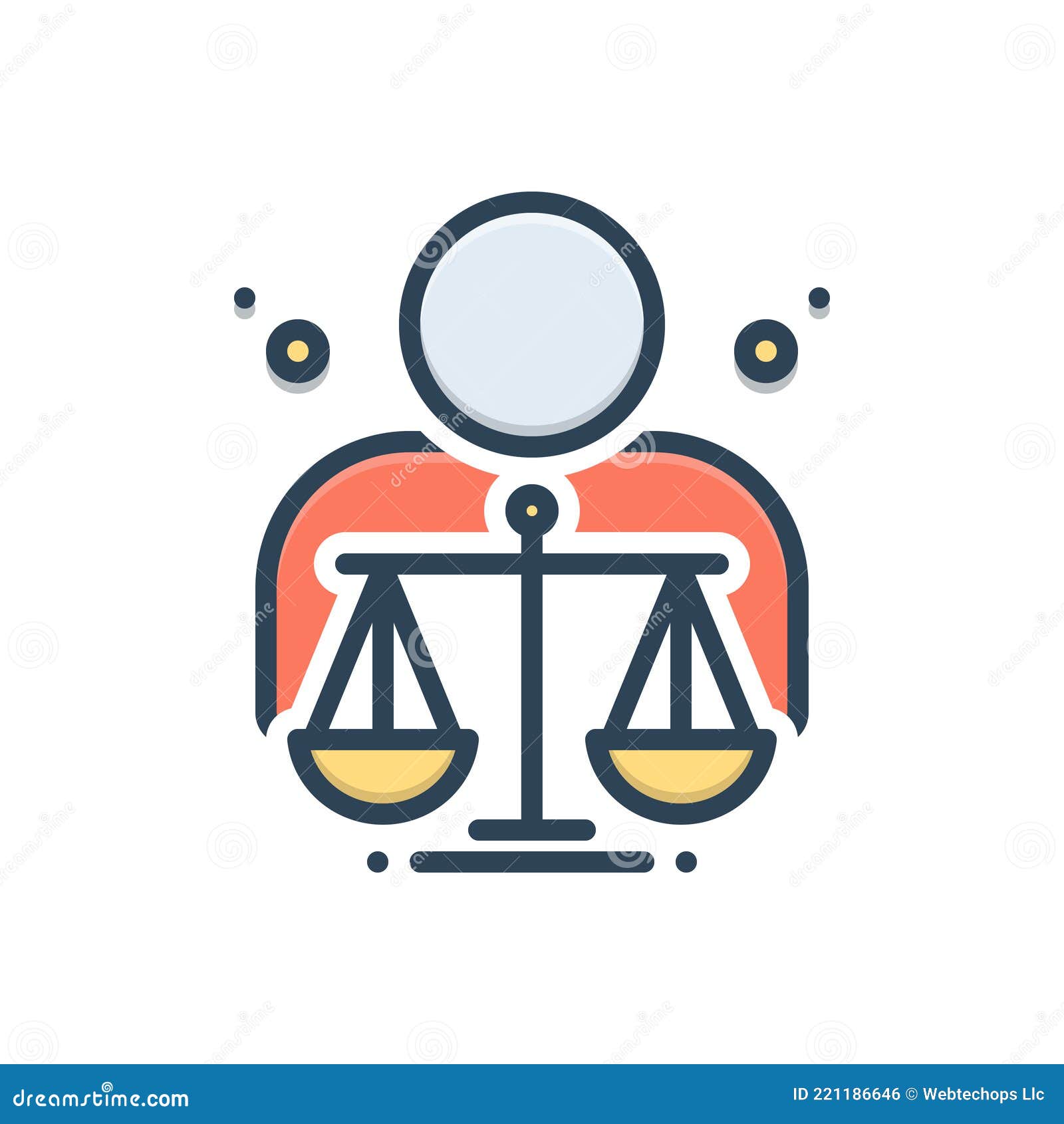 Color Illustration Icon for Ethical, Moral and Virtuous Stock ...