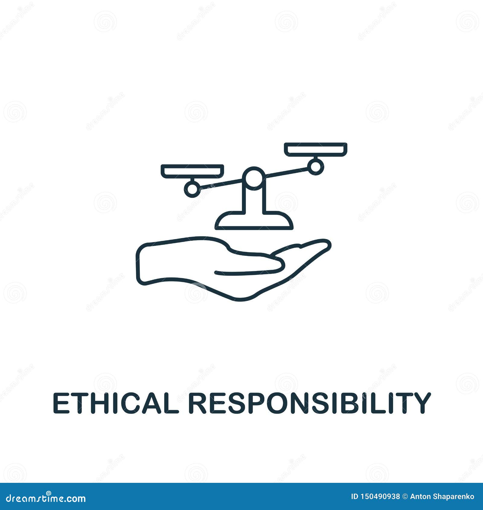 Ethical Responsibility Icon. Flat Creative Element From Business Ethics ...
