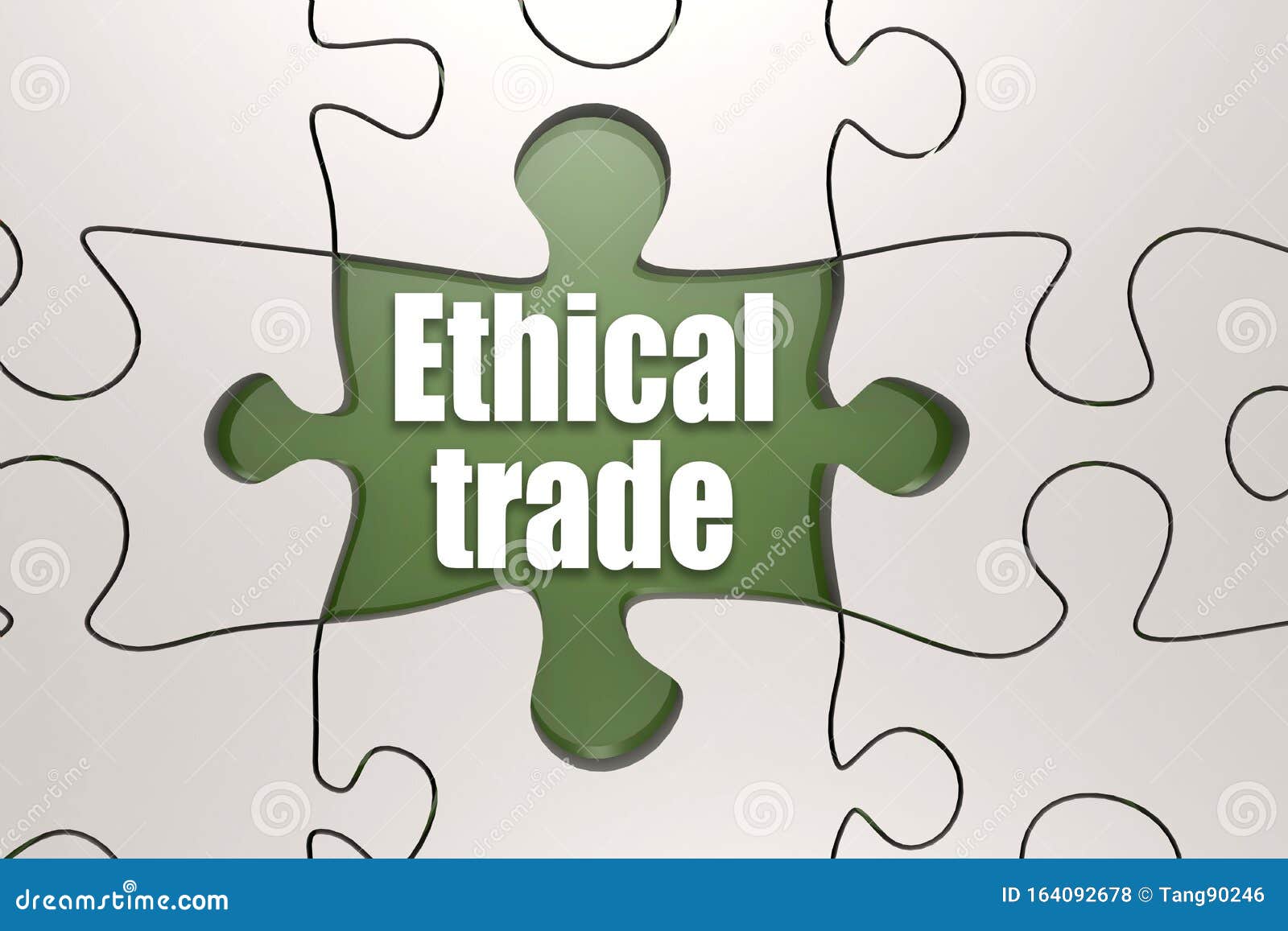 Ethics - Jigsaw Puzzle Pieces Stock Illustration | CartoonDealer.com ...