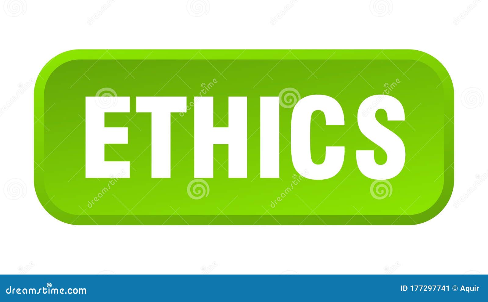 Ethics Button. Ethics Square 3d Push Button Stock Vector - Illustration ...