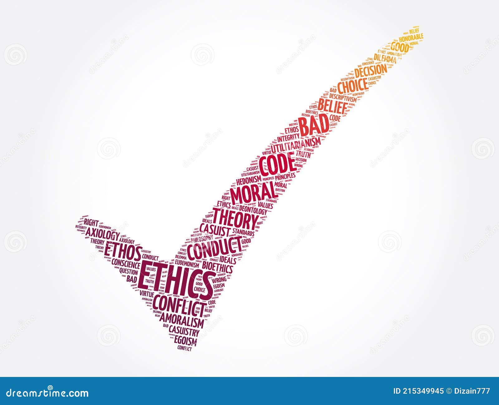 Ethics Check Mark Word Cloud Collage, Concept Background Royalty-Free ...