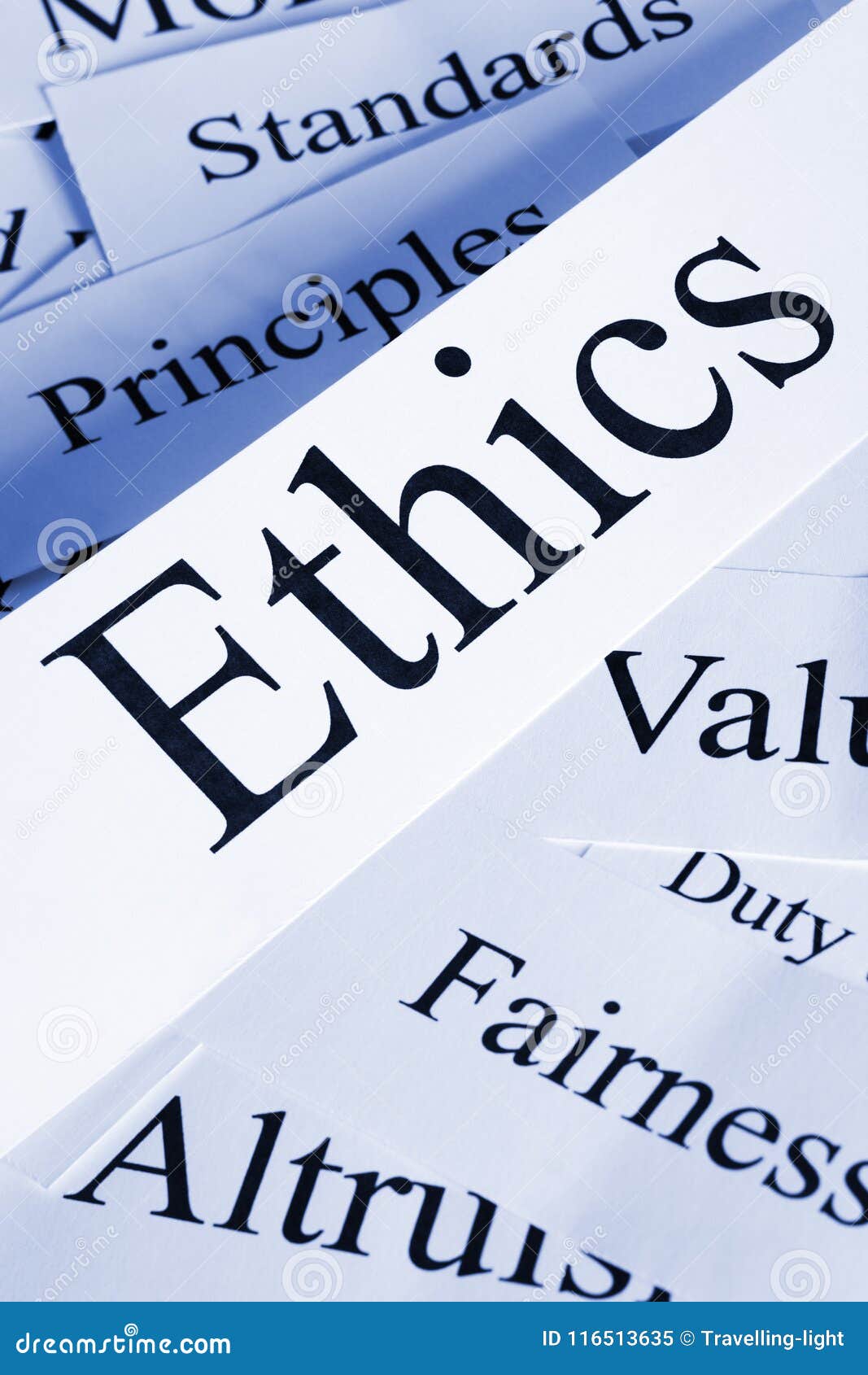 Ethics Concept in Words stock image. Image of concept - 116513635