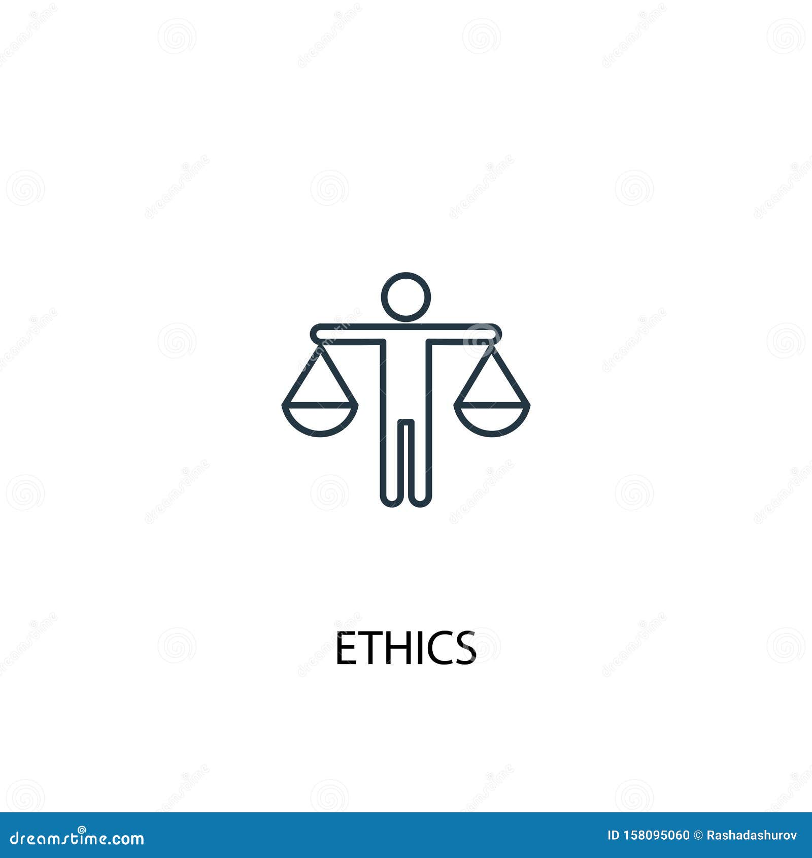Ethics Concept Line Icon. Simple Element Stock Vector - Illustration of ... Ethics Concept Line Icon. Simple Element Stock Vector - Illustration of ...