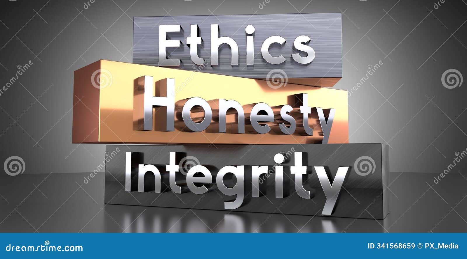 Ethics, Honesty, Integrity, Respect - Words On Wooden Blocks Royalty ...