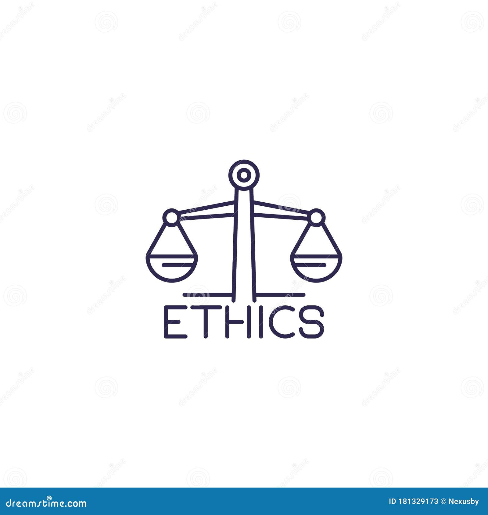 Ethics Line Icons. Linear Set. Quality Vector Line Set Such As Heart ...