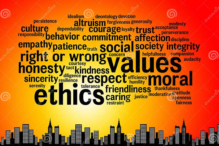 Ethics stock illustration. Illustration of affection - 61034347