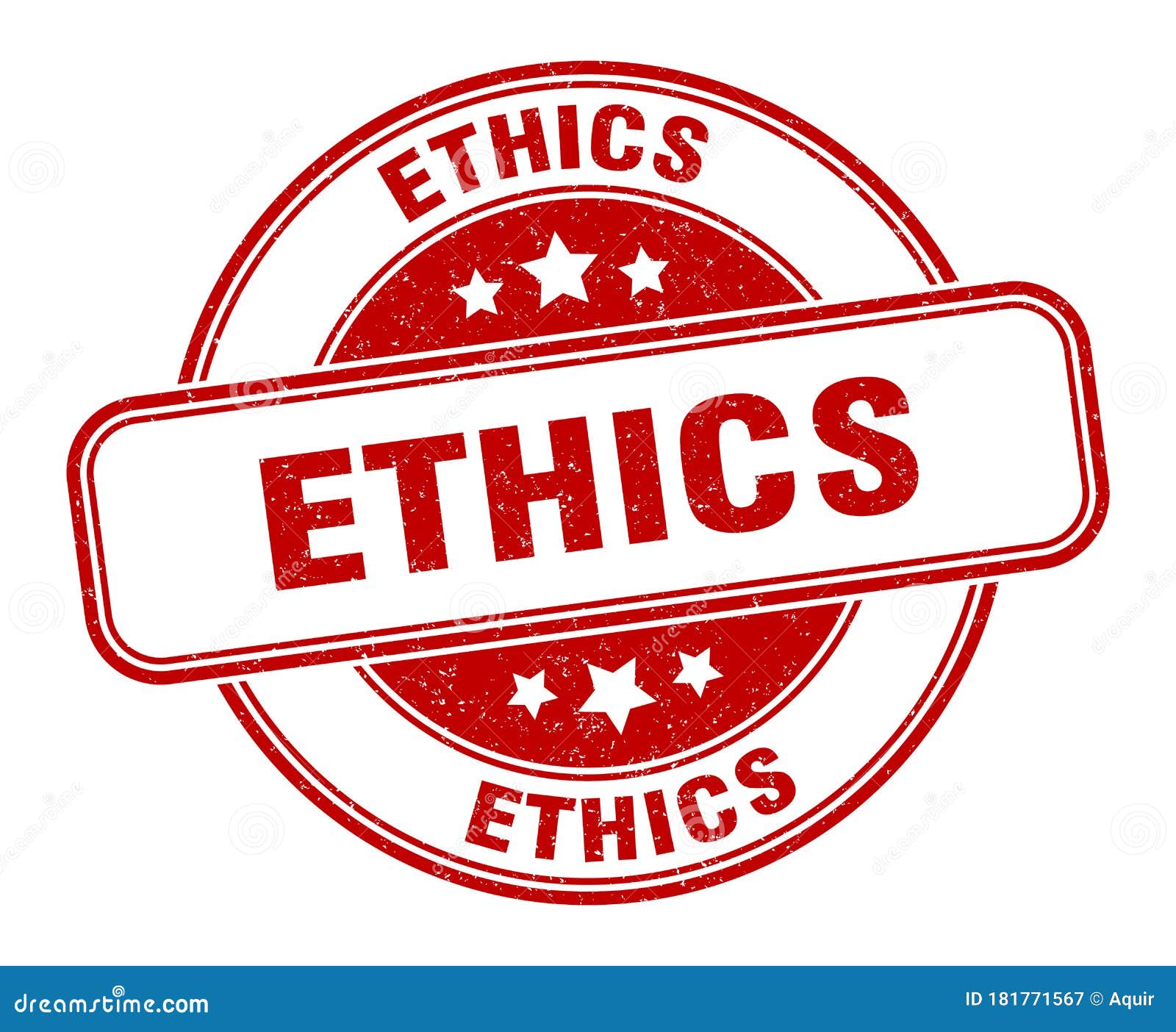 Ethics Stamp. Ethics Round Grunge Sign Stock Vector - Illustration of ...