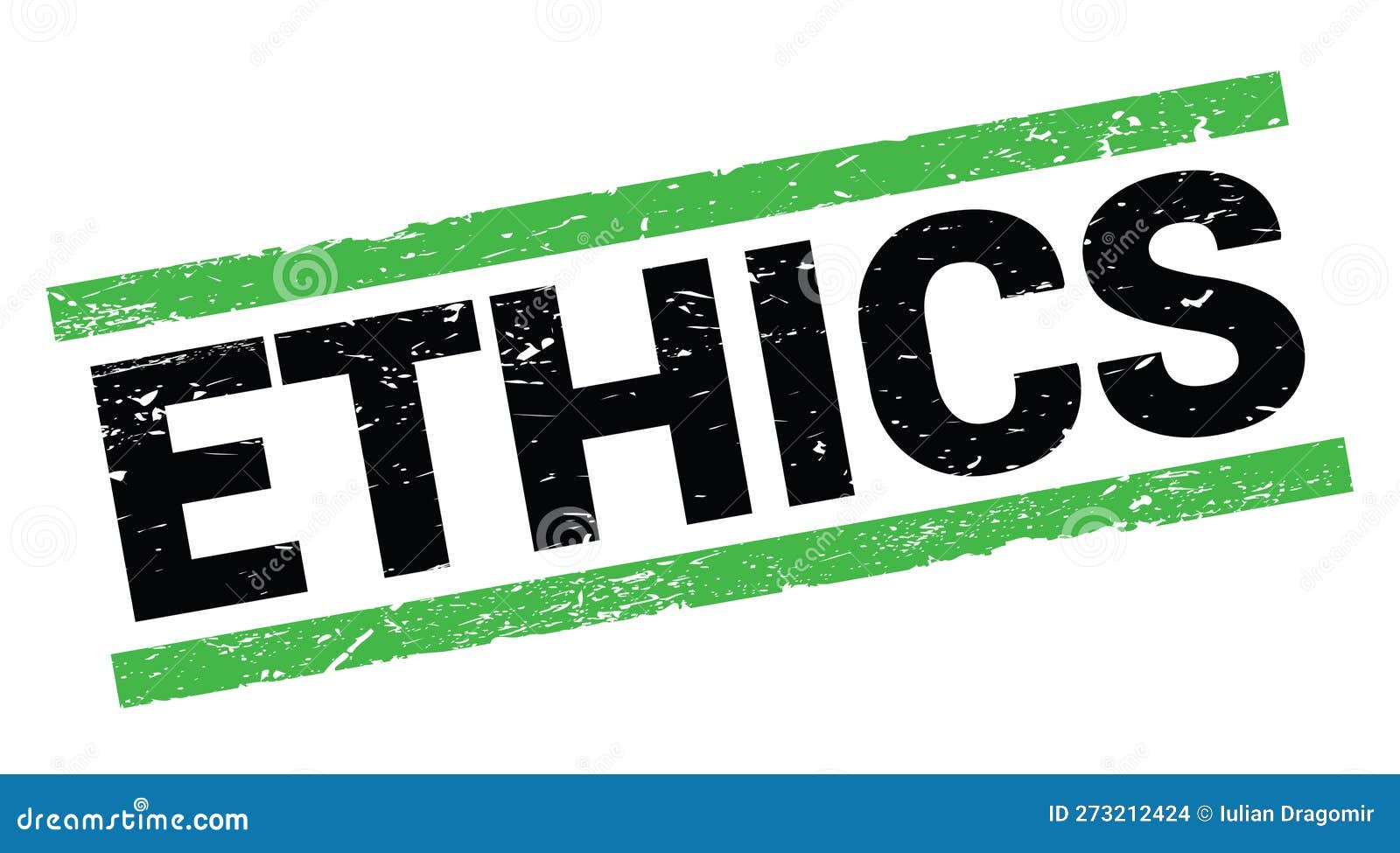 ETHICS Text on Green Rectangle Stamp Sign Stock Illustration ...