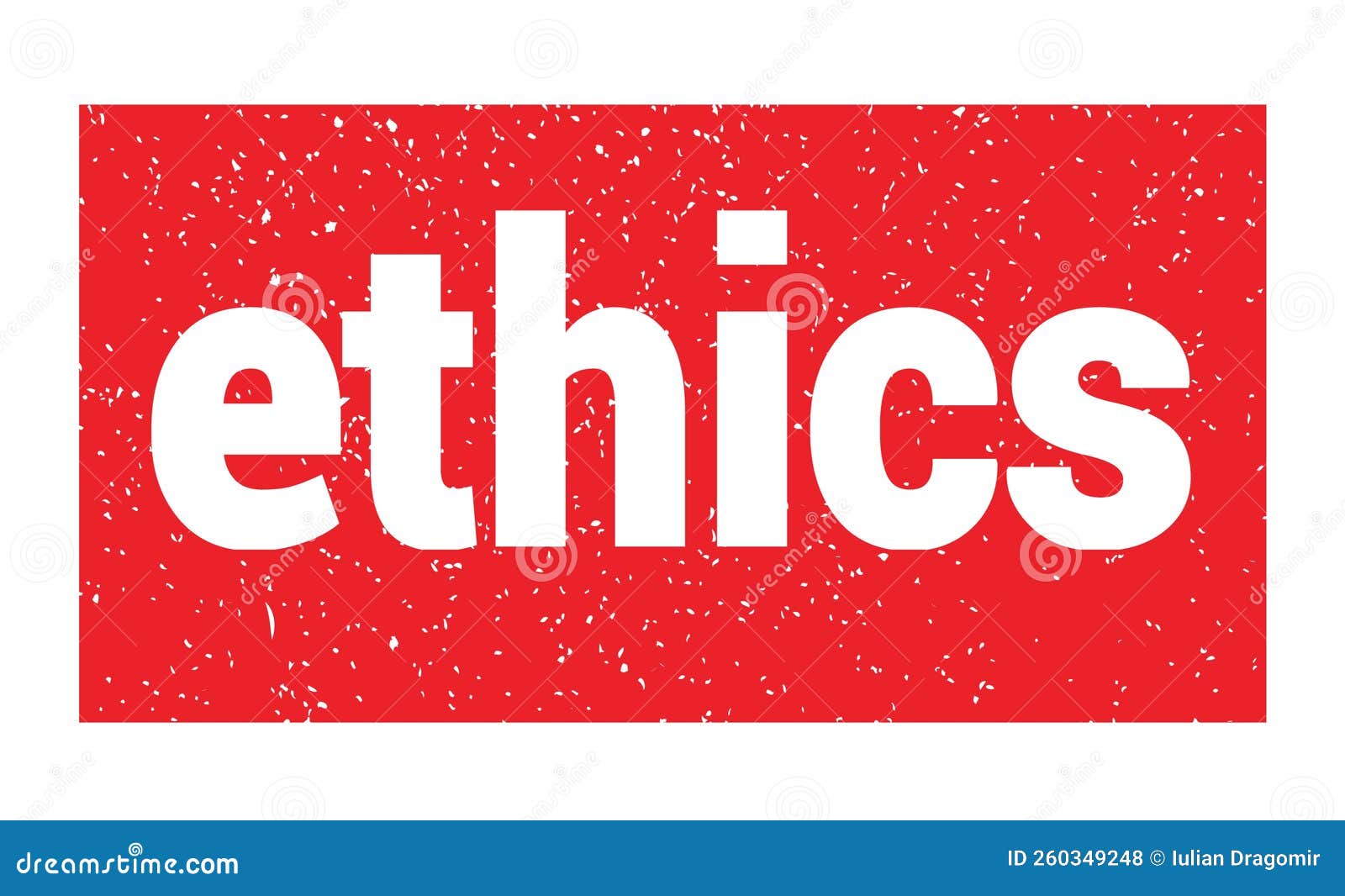 Ethics Text Written on Red Stamp Sign Stock Illustration - Illustration ...