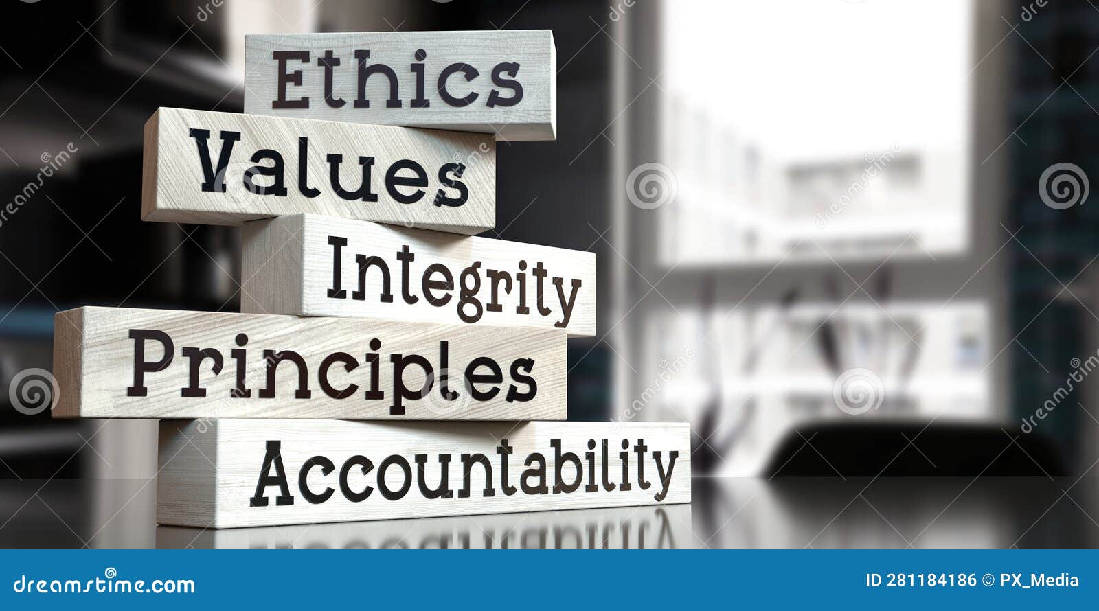 Integrity 3D Words Honesty Honor Reputation Sincerity Royalty-Free ...