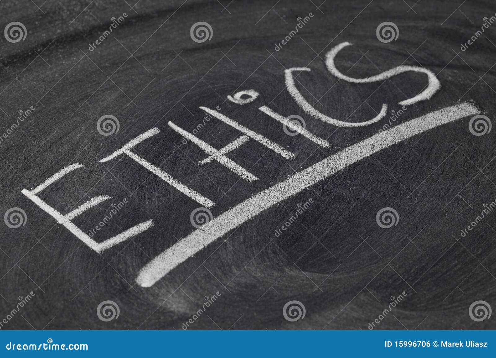 Ethics word on blackboard stock photo. Image of philosophy - 15996706