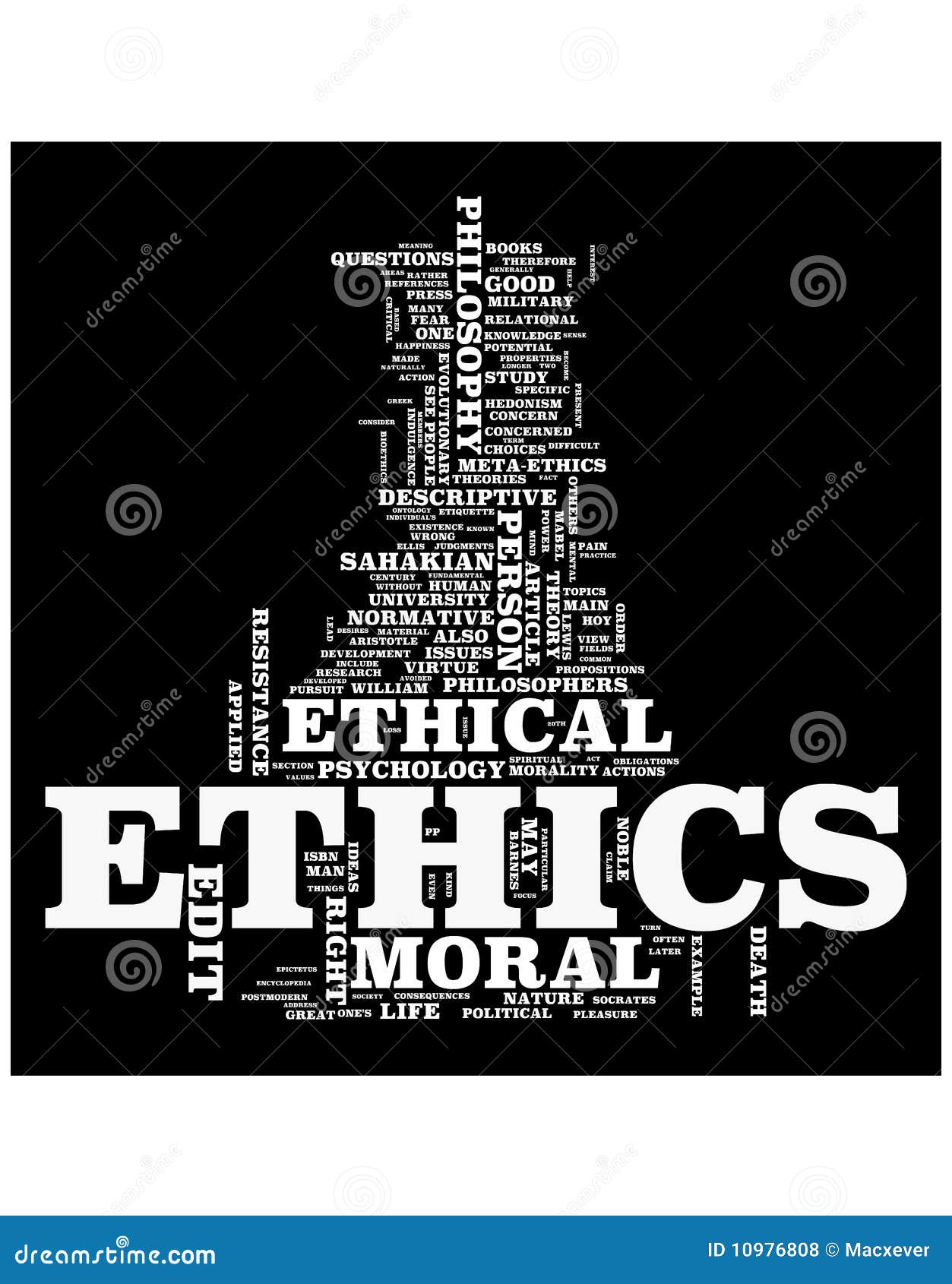 Ethics Word Cloud In Shape Of World Map, Concept Background Royalty ...