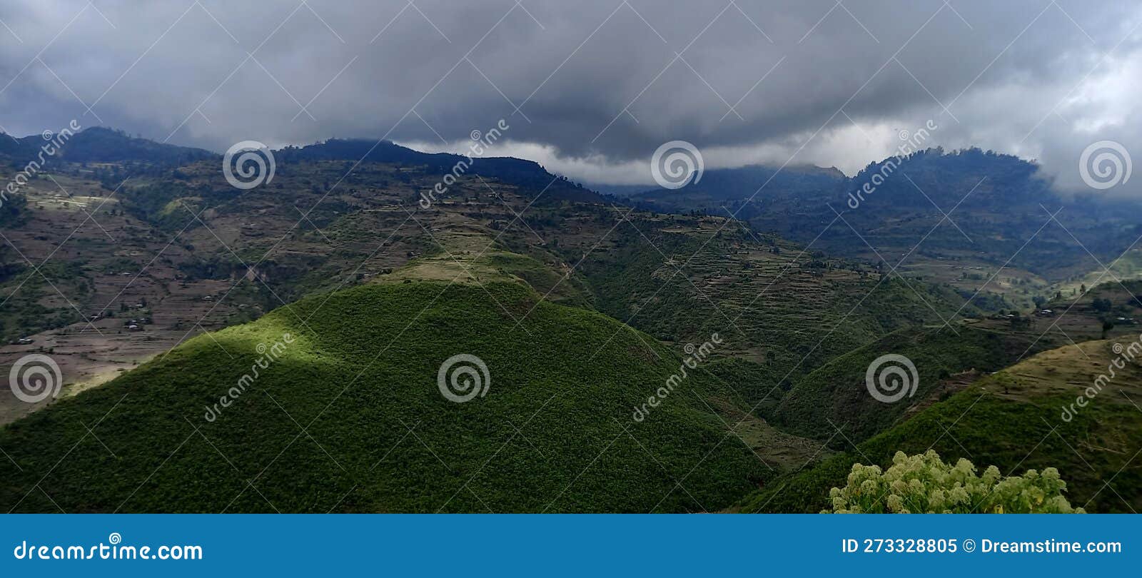 Ethiopia, Ankober, Chefa stock image. Image of terrain - 273328805