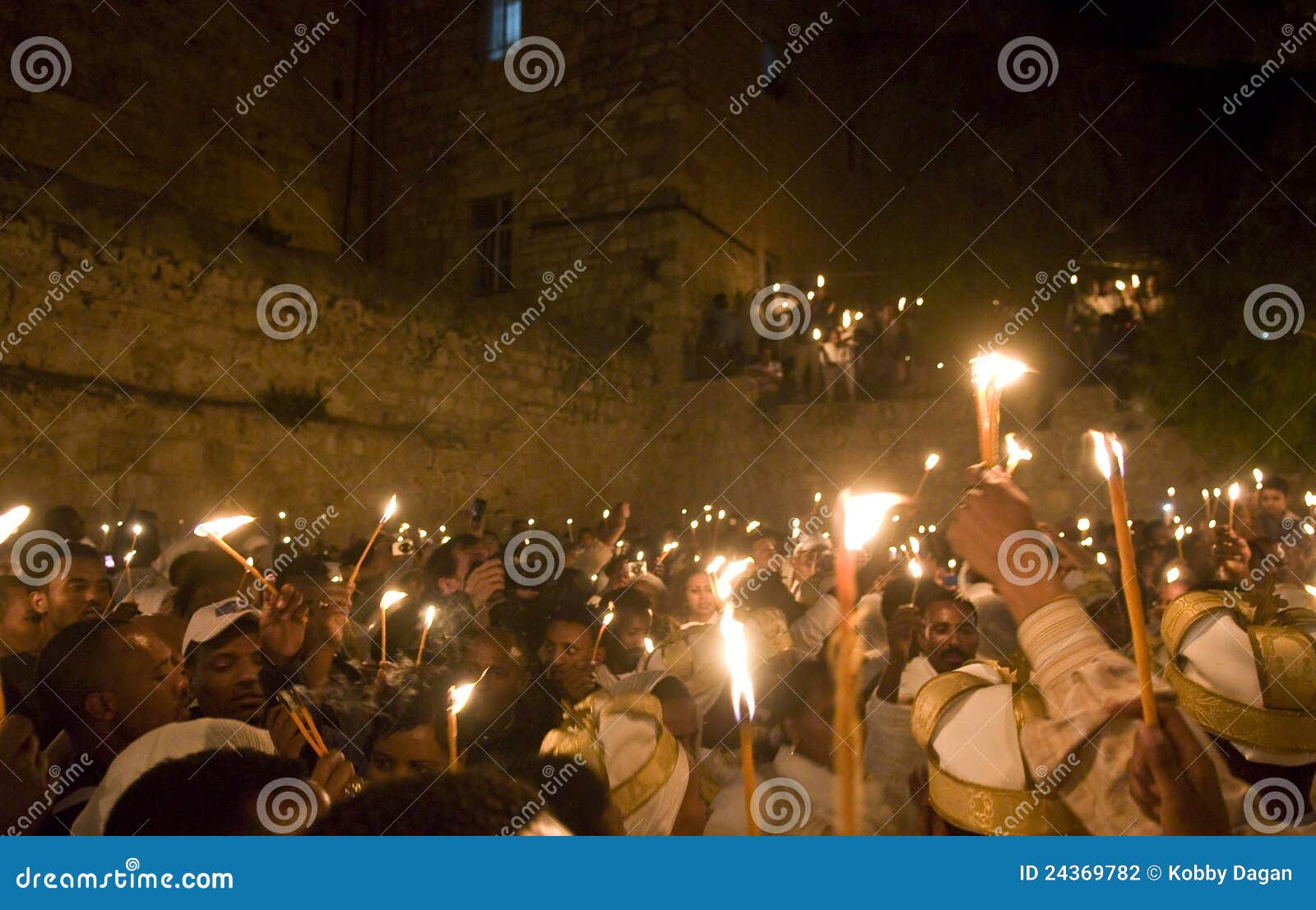 Ethiopian Holy Fire Ceremony Editorial Photography - Image of christ ...