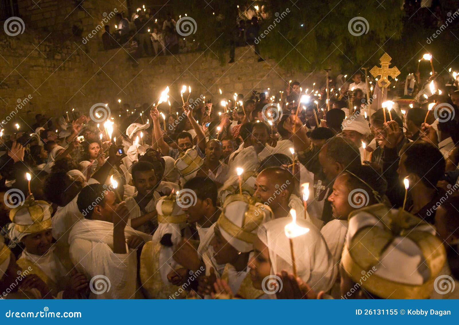 Ethiopian Holy Fire Ceremony Editorial Image - Image of religion ...