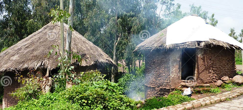 Ethiopian huts stock image. Image of ethiopian, high - 20930283