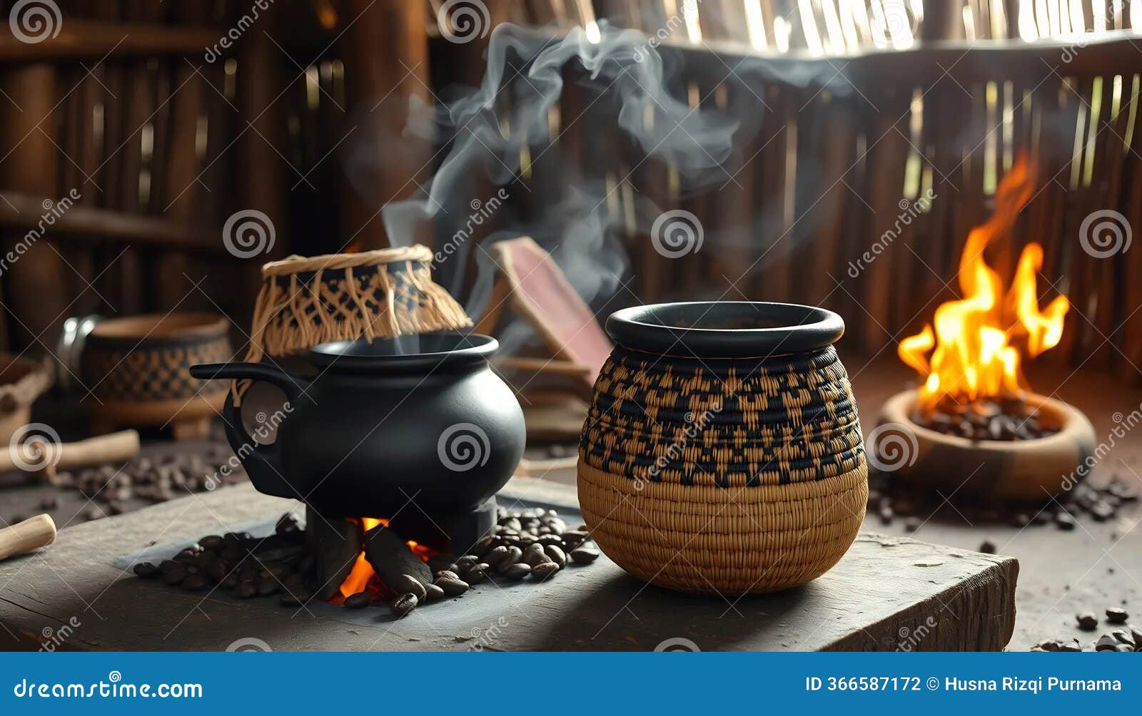 Ethiopian Jebena Mockup For Coffee Rituals Royalty-Free Stock ...