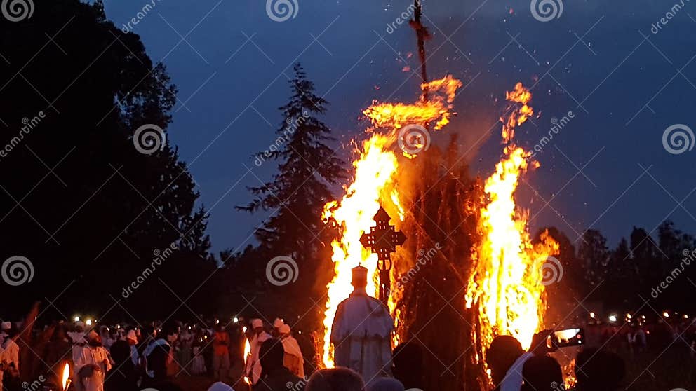 Ethiopian Meskel Celebration Editorial Photography - Image of person ...