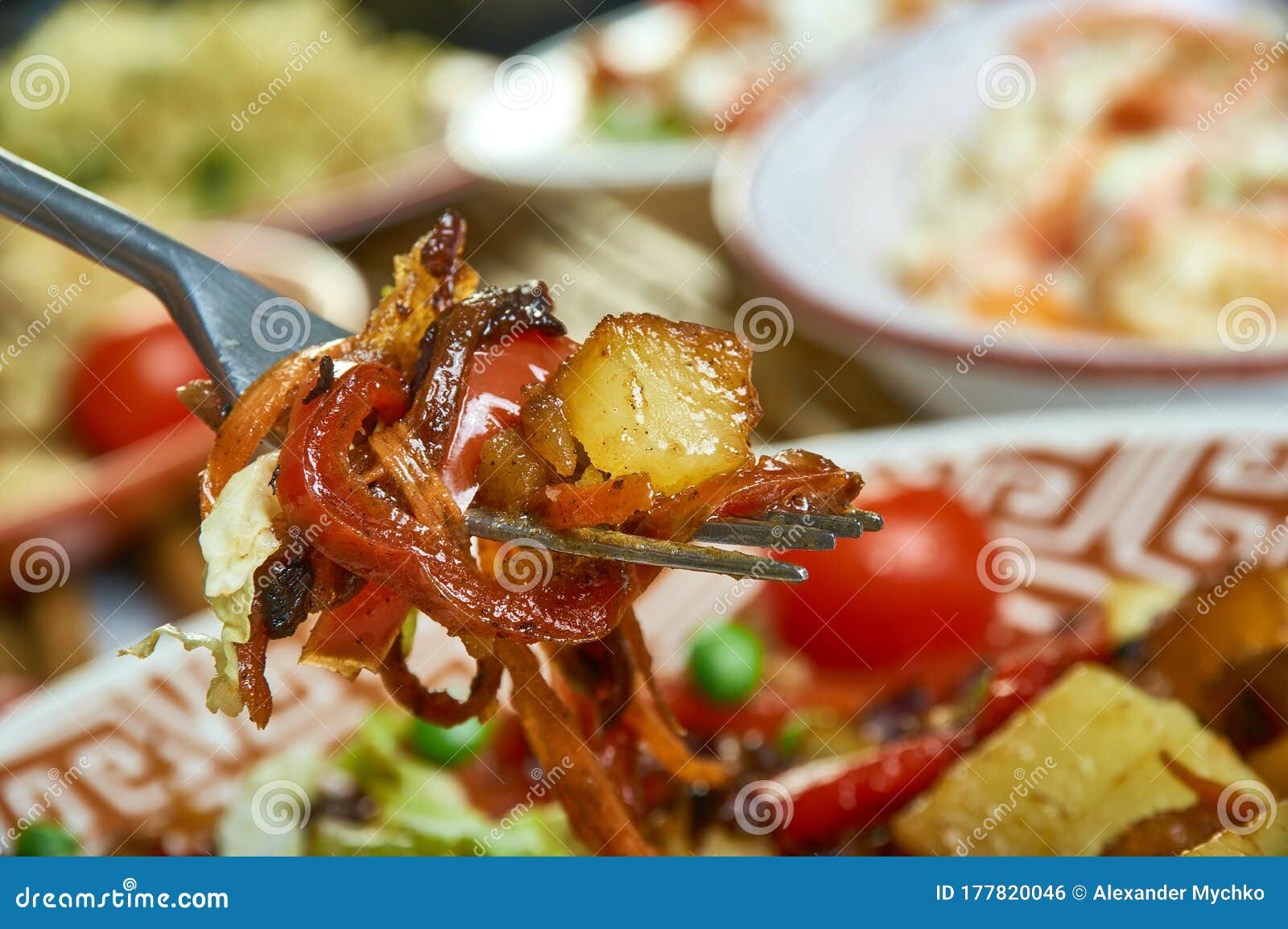 Ethiopian Vegetable Tibs stock photo. Image of africa - 177820046