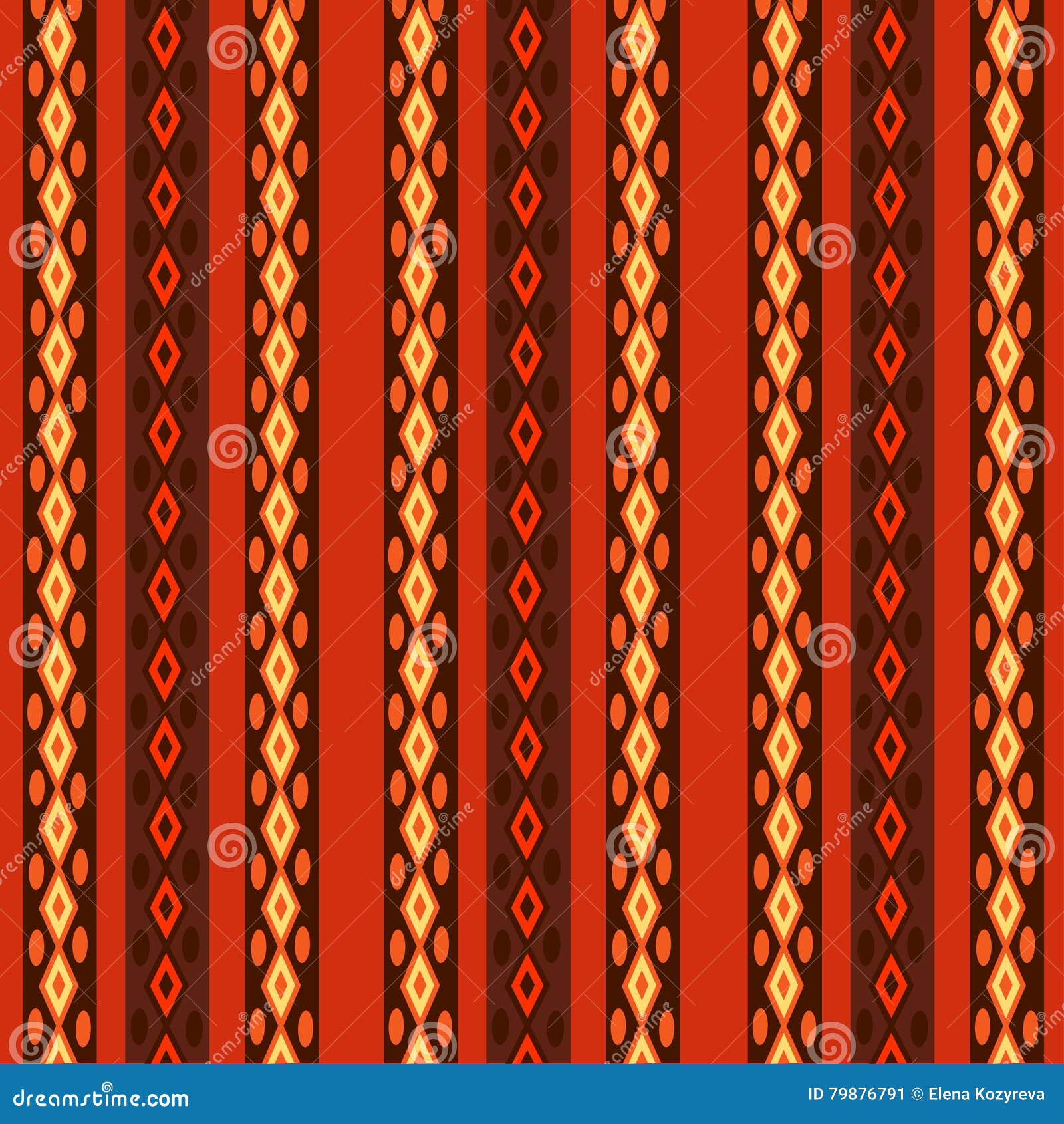 Ethnic Abstract Bright Pattern Background. Stock Vector - Illustration ...