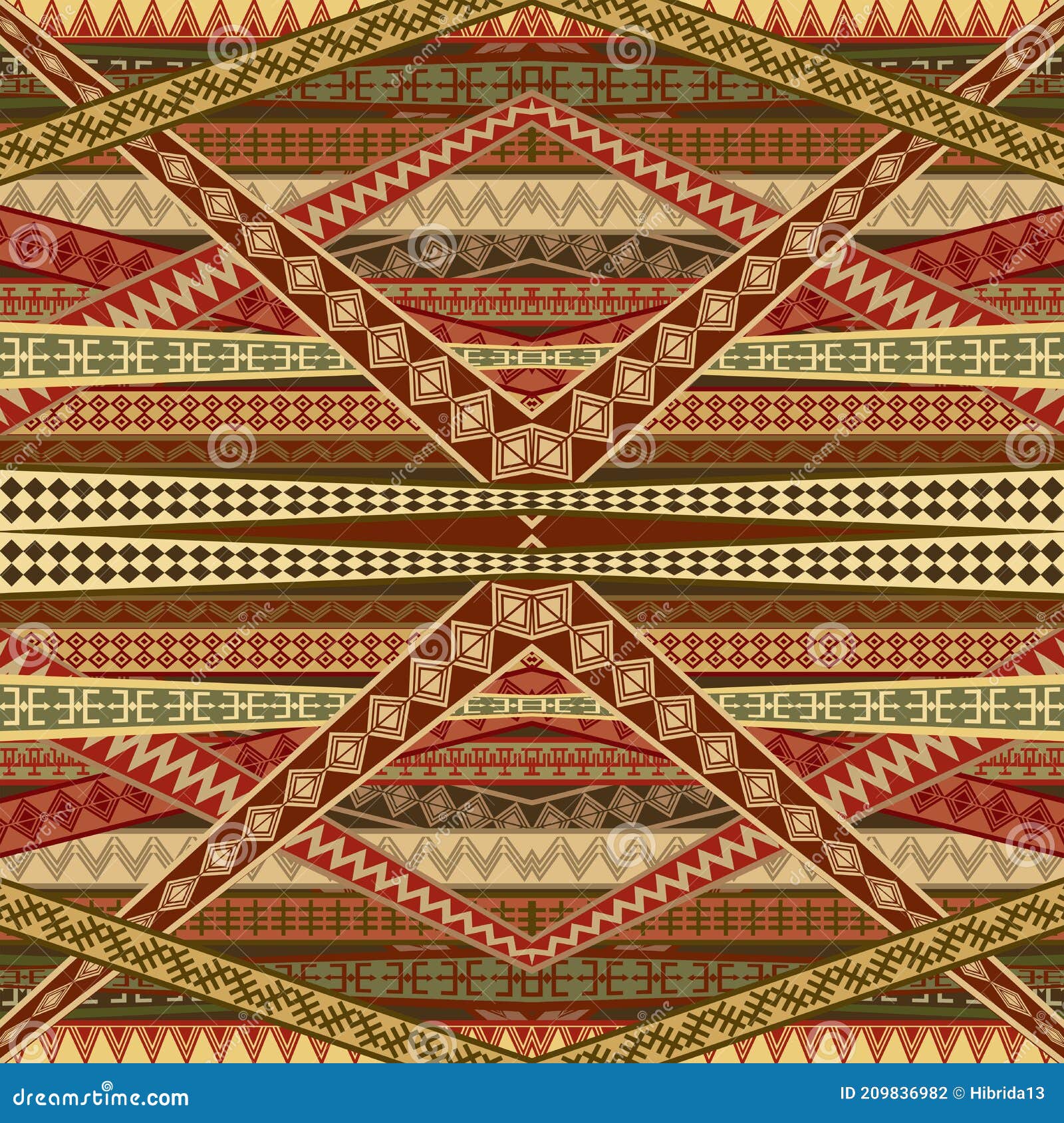 Ethnic African Geometrical Pattern, Tribal Background Stock Vector ...