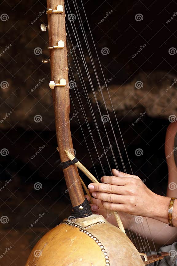Ethnic African Ten Strings Instrument Stock Photo - Image of africa ...