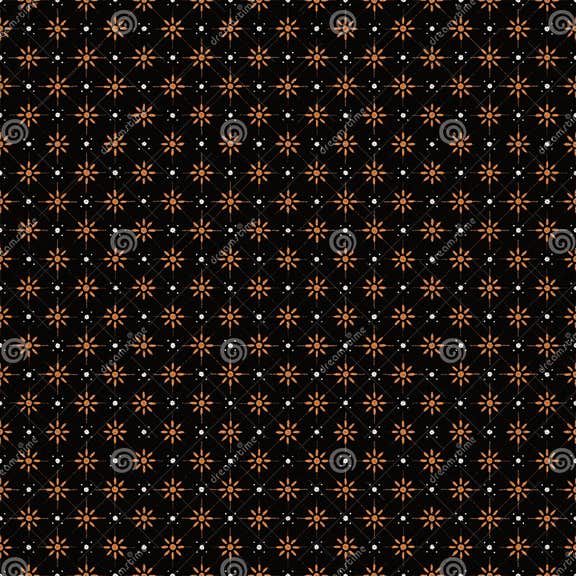 Ethnic Batik "truntum" Pattern Fabric Stock Illustration - Illustration ...