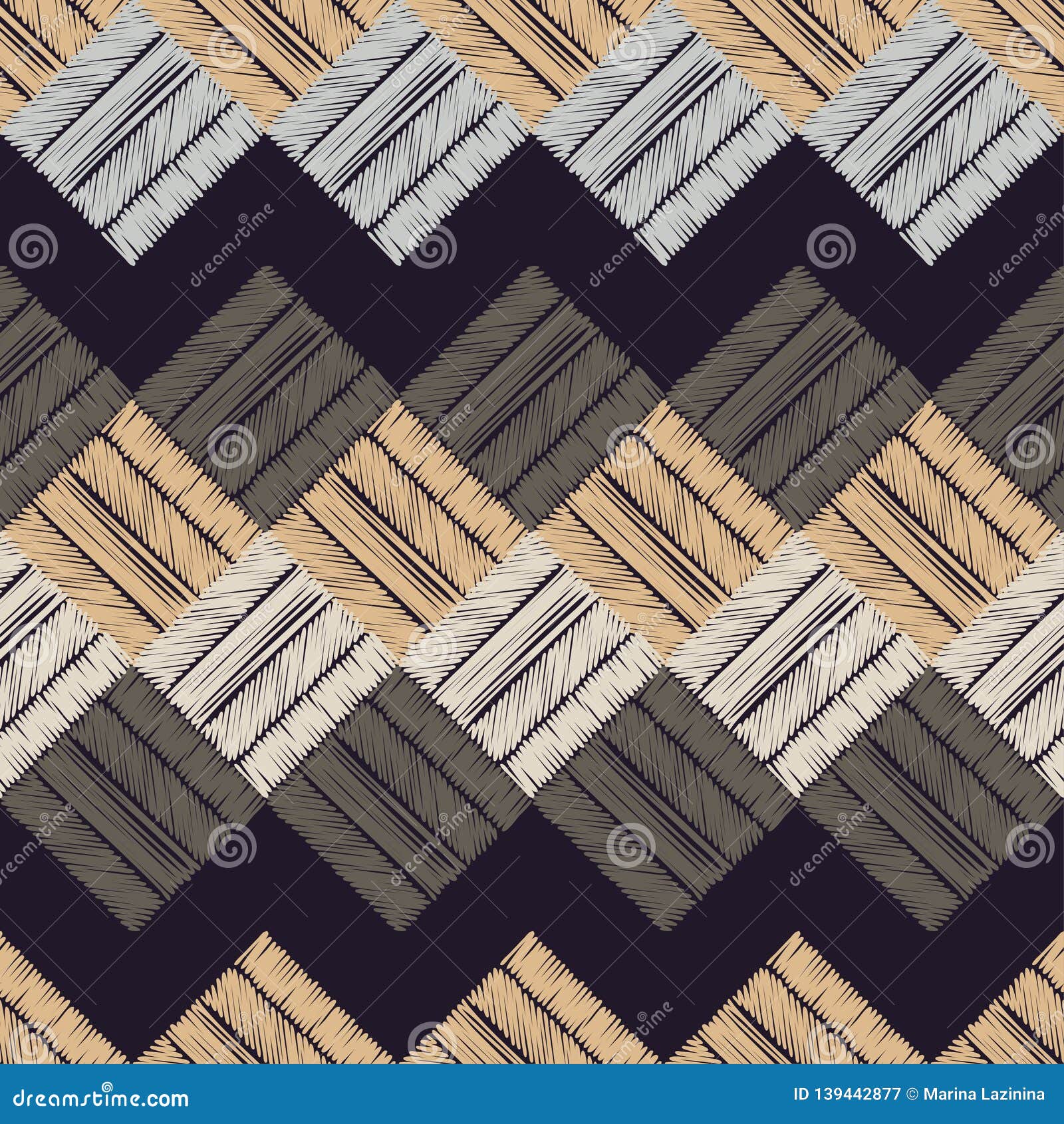 Ethnic Boho Seamless Pattern. Patchwork Texture. Weaving. Traditional ...