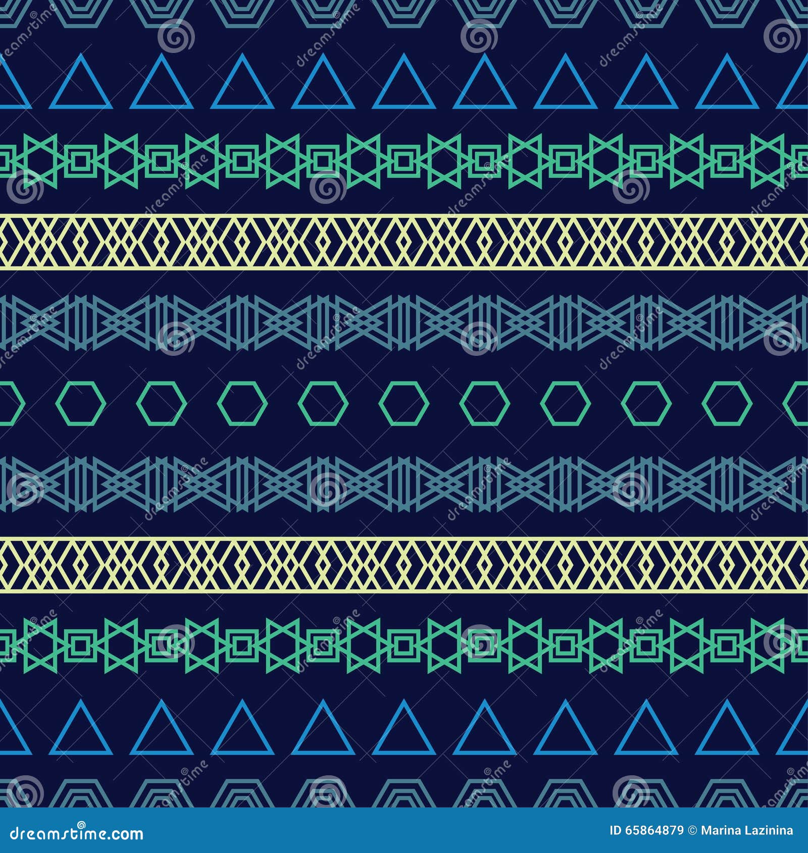 Ethnic Boho Seamless Pattern. Print. Repeating Background. Cloth Design ...