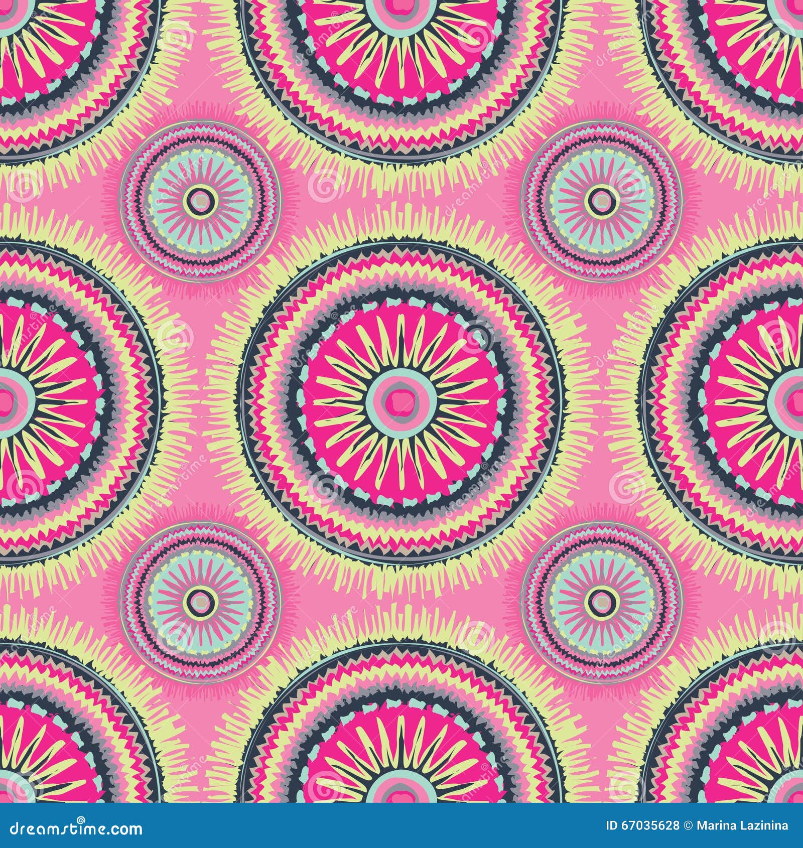 Ethnic Boho Seamless Pattern. Print. Repeating Background. Print. Cloth ...