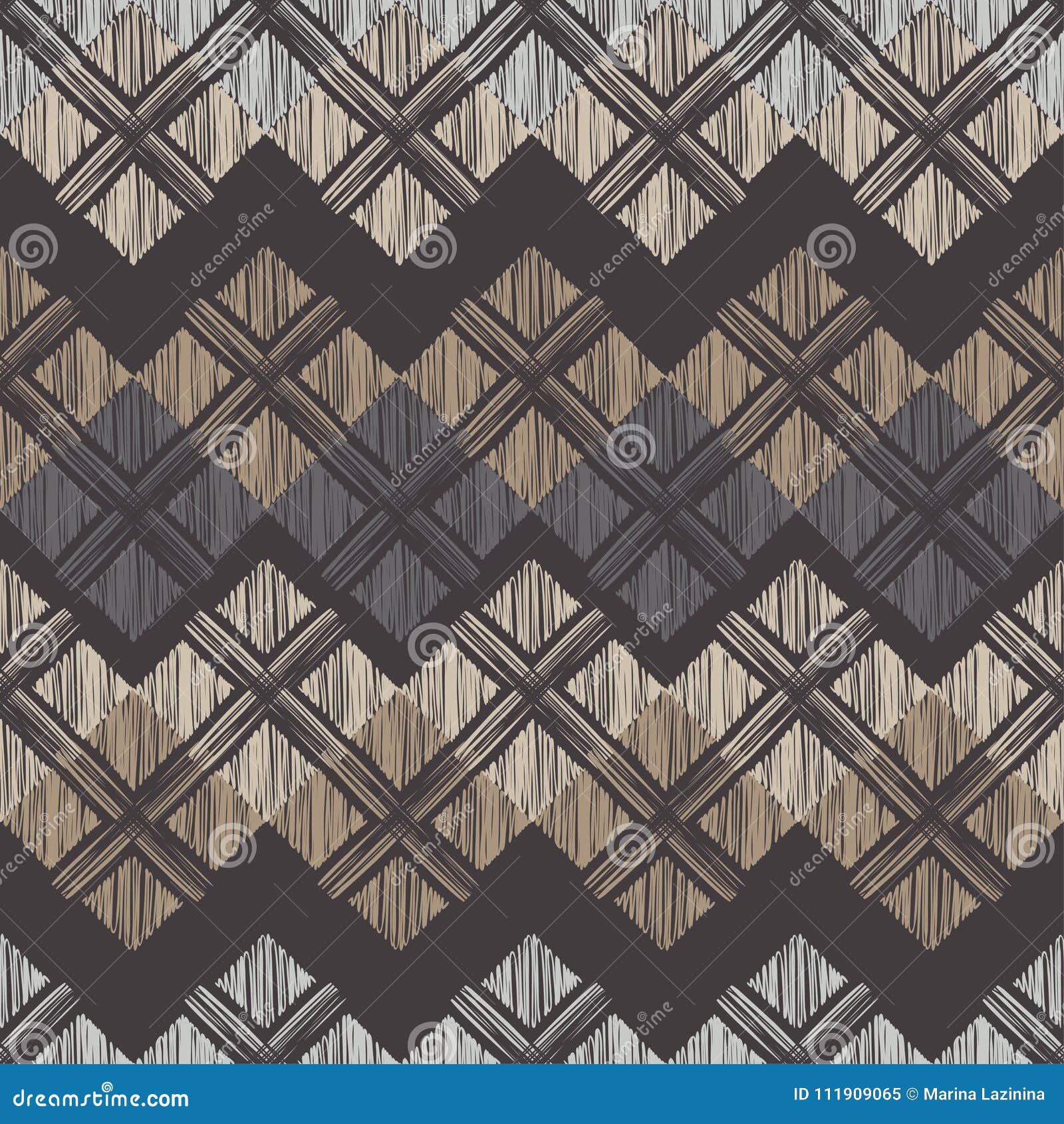 Ethnic Boho Seamless Pattern. Scribble Texture. Embroidery on Fabric ...