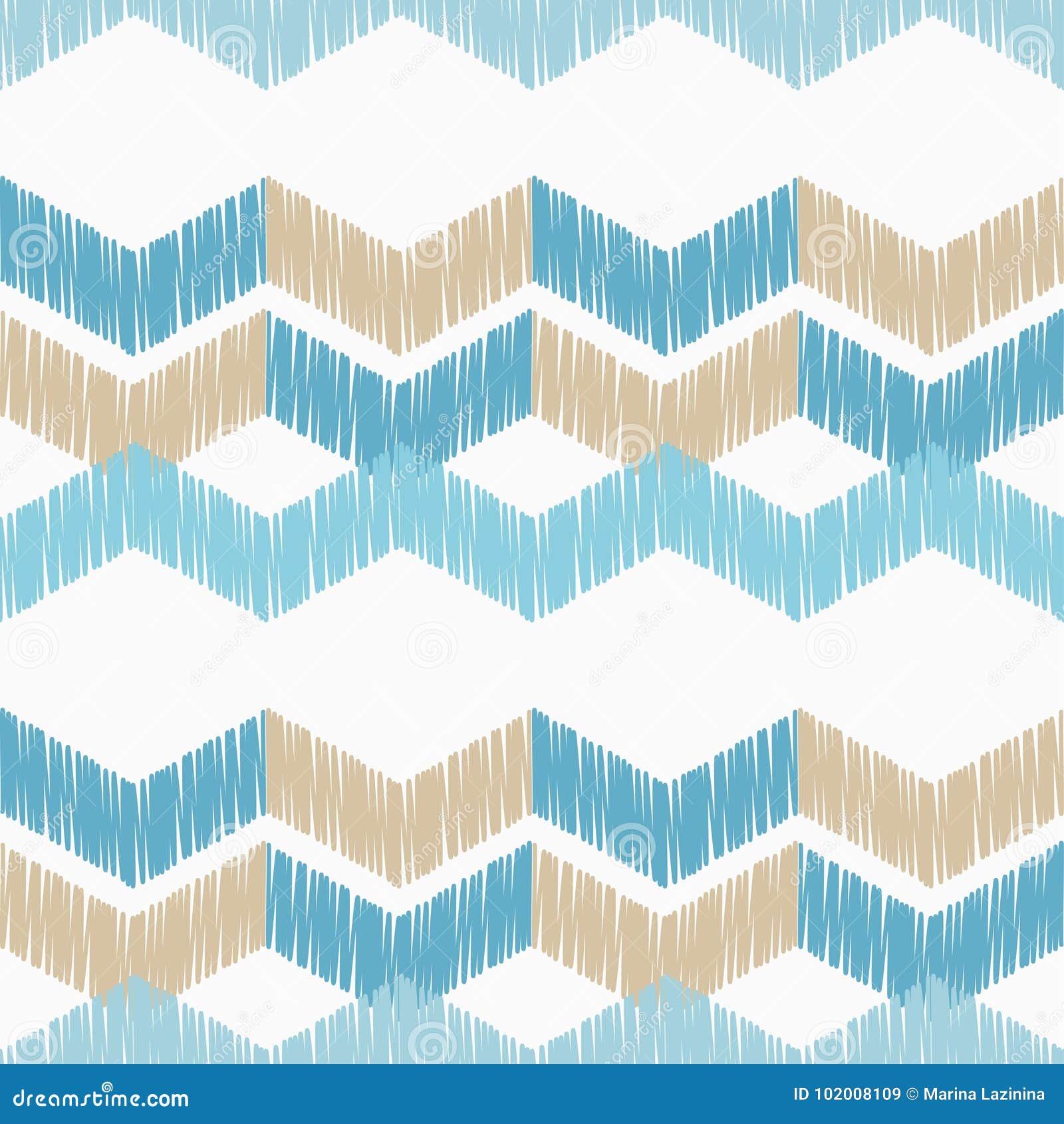 Ethnic Boho Seamless Pattern. Scribble Texture. Retro Motif Stock ...