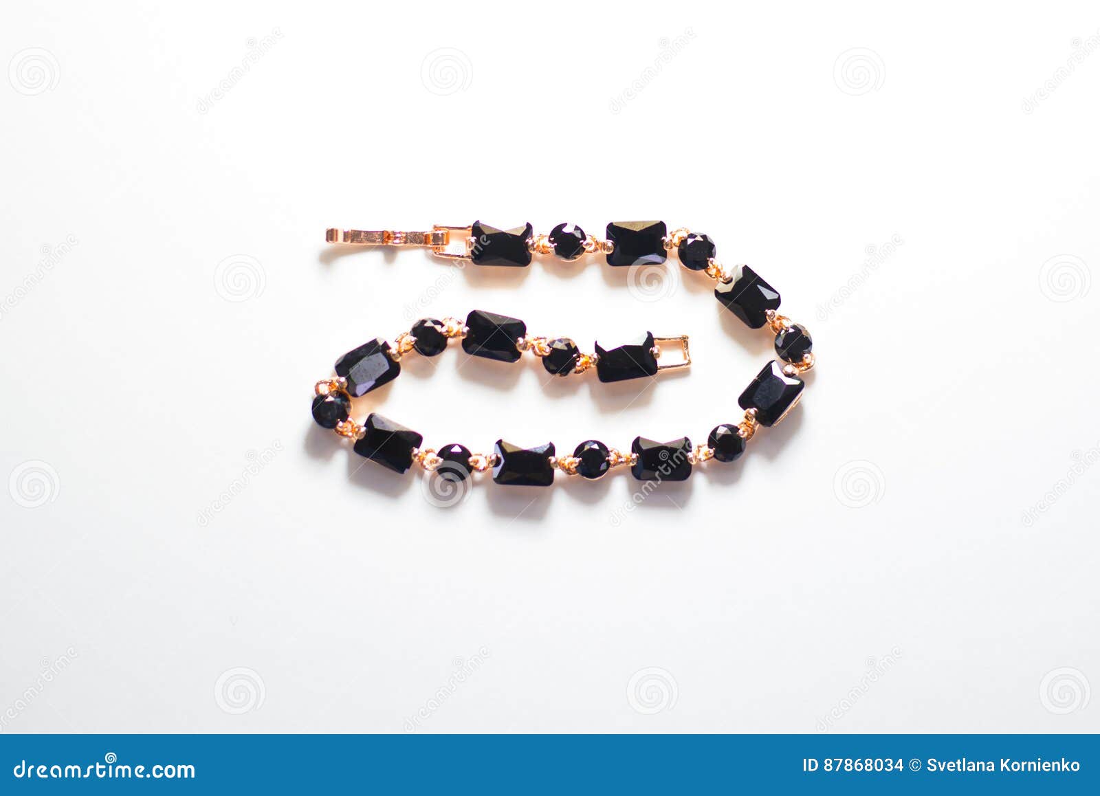 Ethnic Bracelet Hand Plastic Multi-colored Stones Stock Photo - Image ...