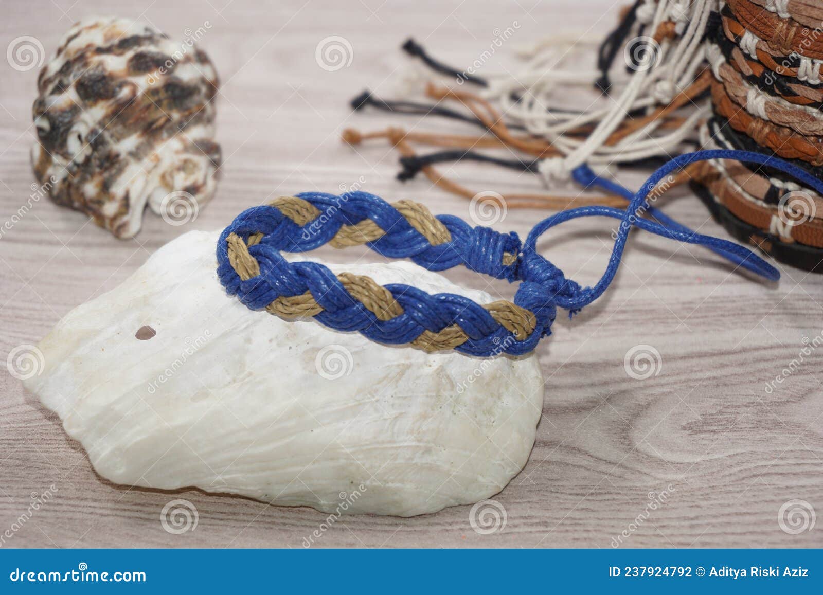 Ethnic Bracelet Handmade Made of Rope. a Bracelet Kind of Unisex Stock ...