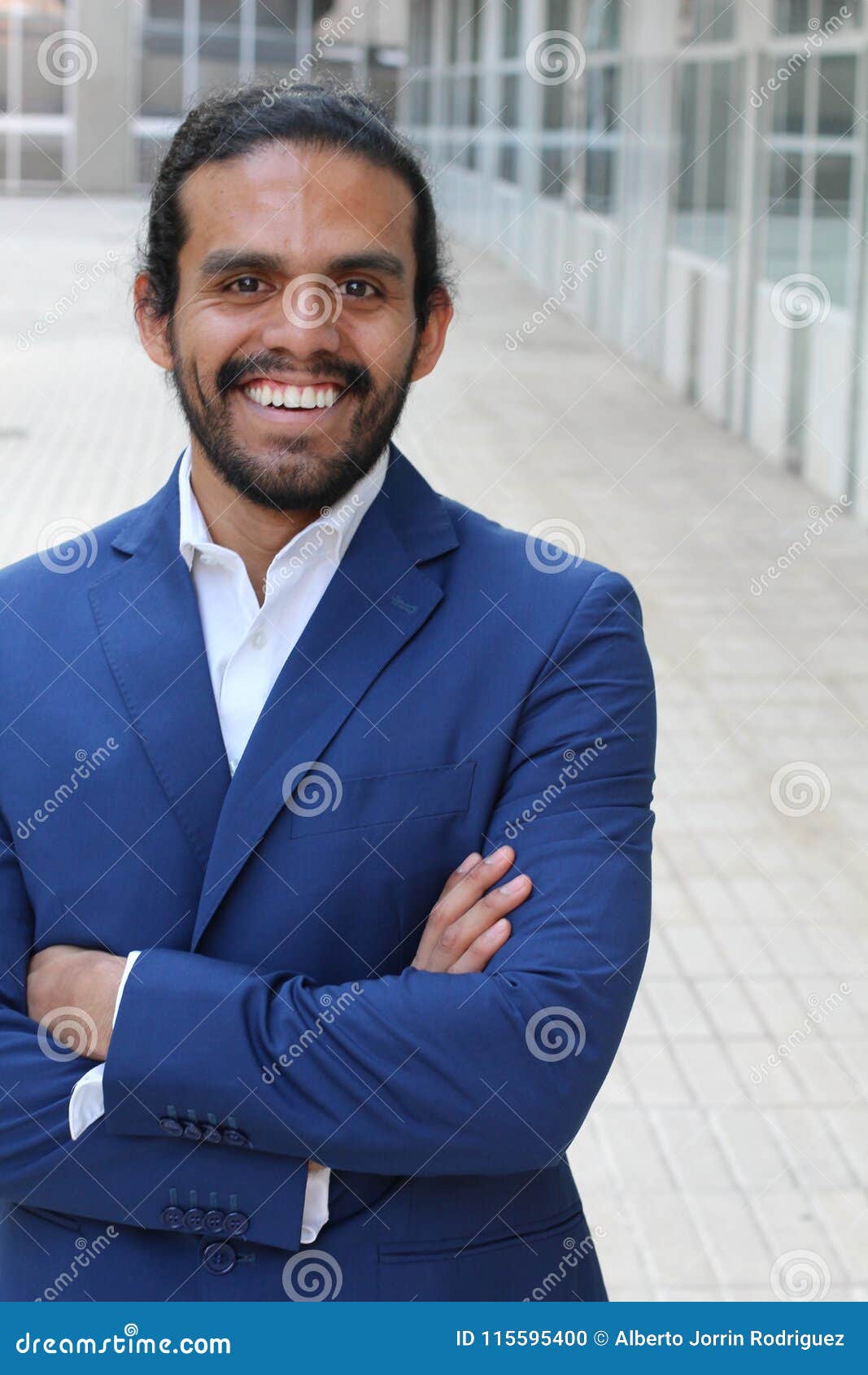 Ethnic Business Confident Man Posing with Folded Arms - Stock Image ... Ethnic Business Confident Man Posing with Folded Arms - Stock Image ...