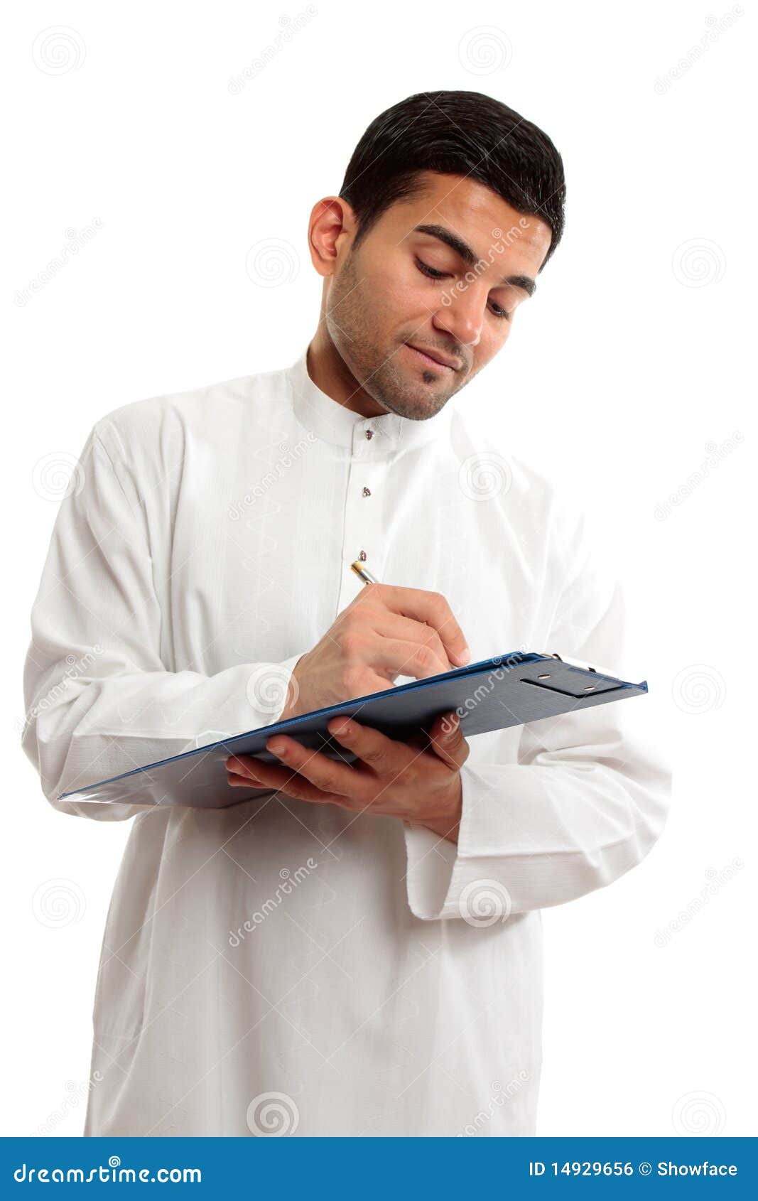 Ethnic businessman working stock photo. Image of mixed - 14929656