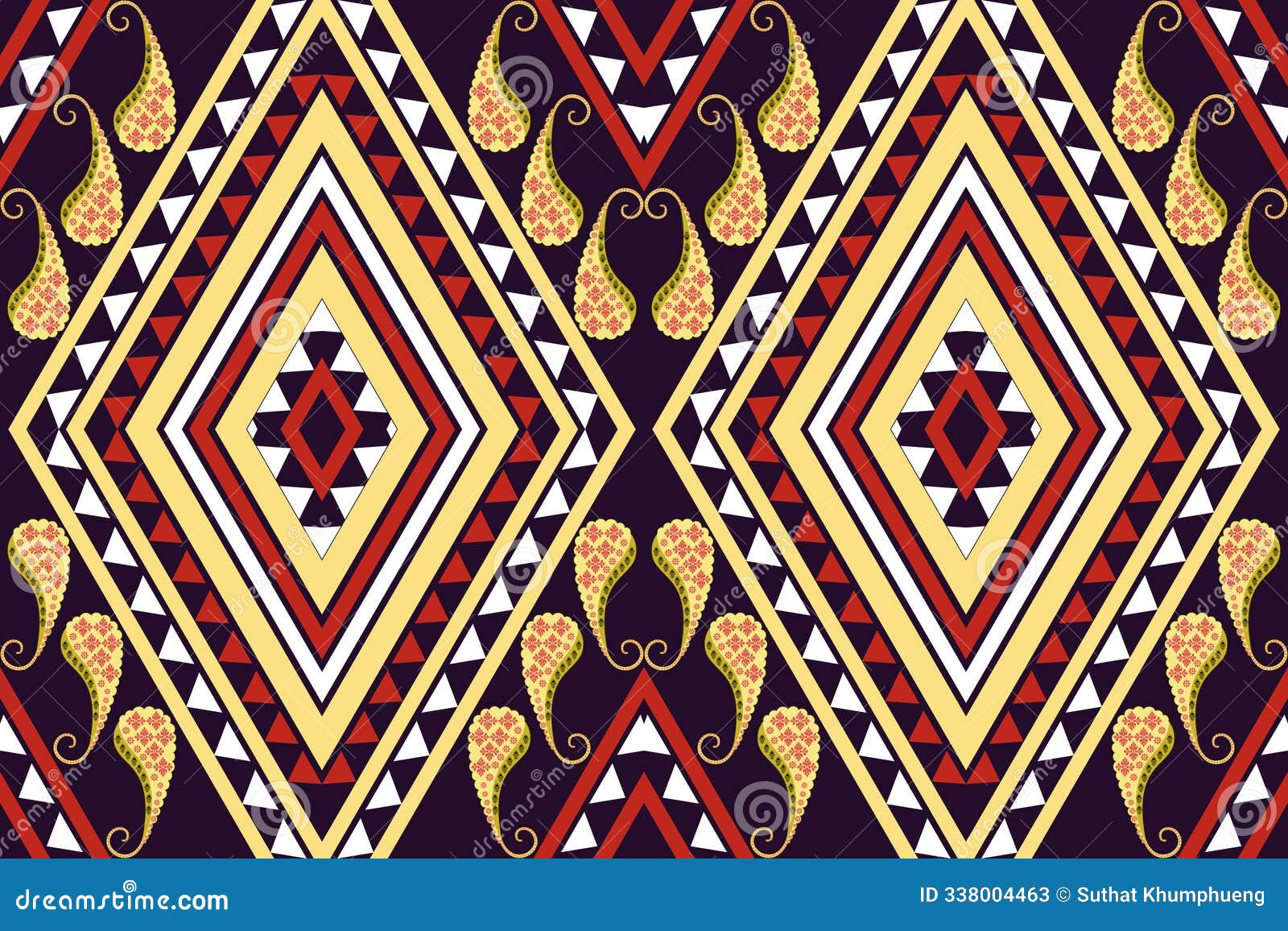 Ethnic Pattern Fabric Design Embroidery Native Pattern Ethnic Design ...