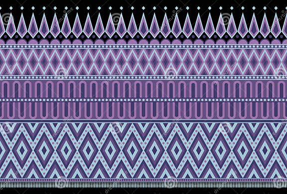 Ethnic Design Pattern Embroidery Design on Background Stock Vector ...